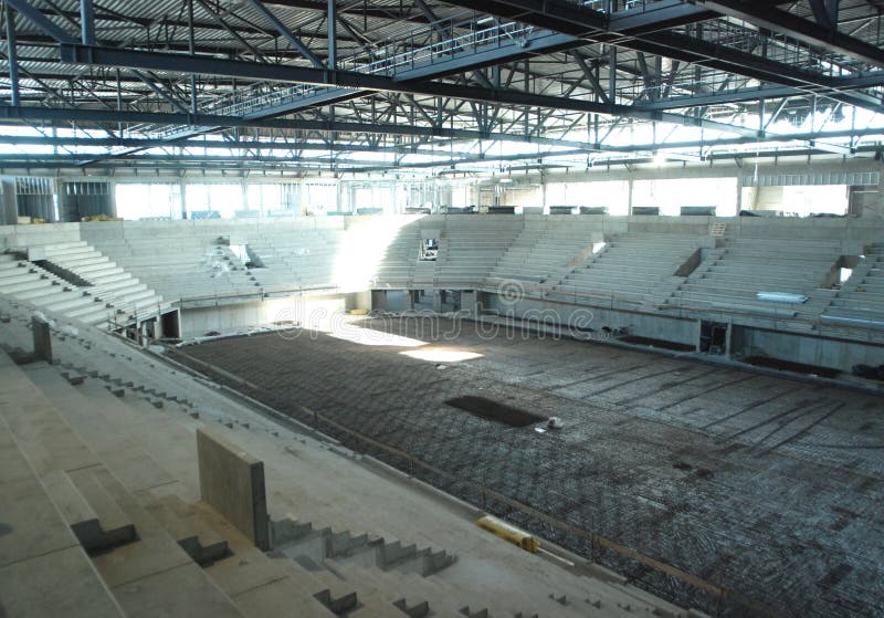 Modern Constructions of the Arena Stock Image - Image of industry ...