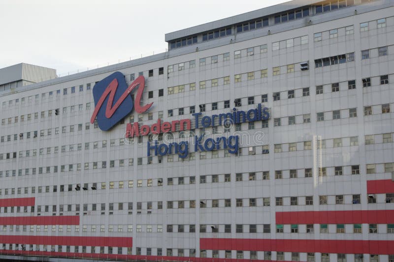 Modern Container Terminals, Hong Kong Editorial Photography - Image of ...