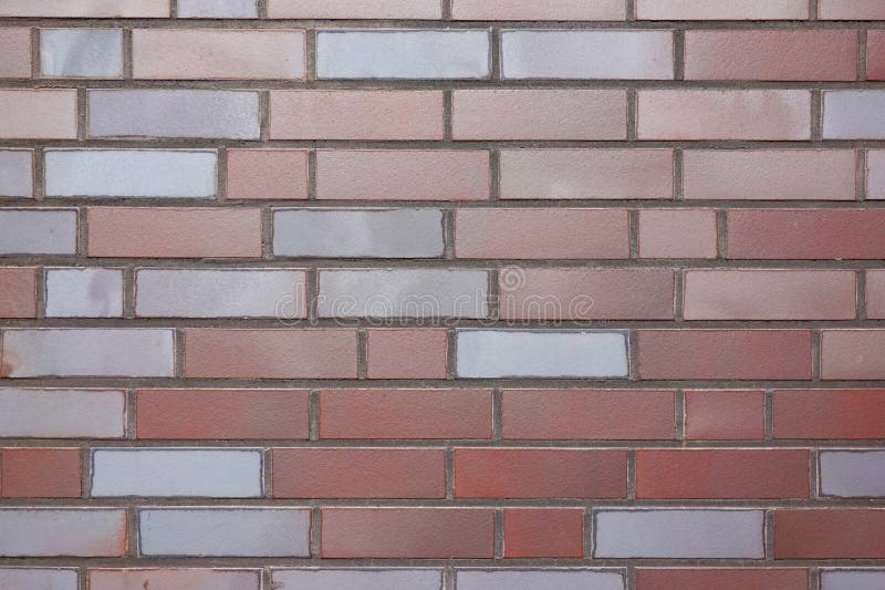 Modern Contemporary Clinker Brick Wall Background Stock Photo - Image ...