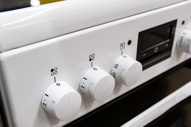 Modern Control Panel of Household Appliances Stock Image - Image of ...