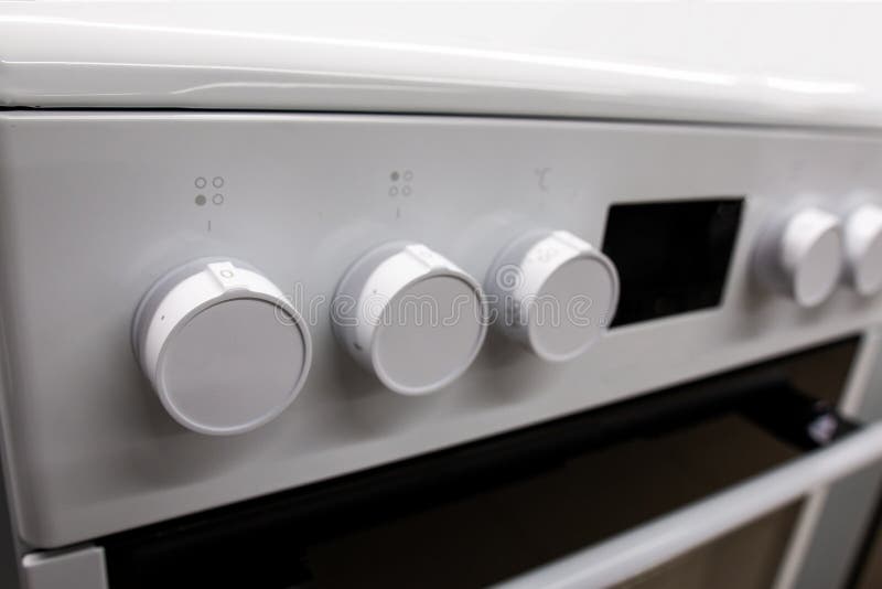 Modern Control Panel of Household Appliances Stock Image - Image of ...