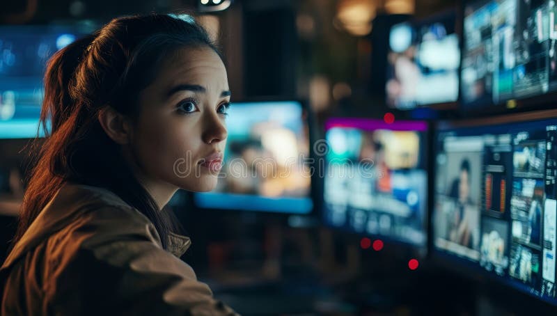 Modern Control Room with Multiple Data Screens for High-Tech Operations ... Modern Control Room with Multiple Data Screens for High-Tech Operations ...