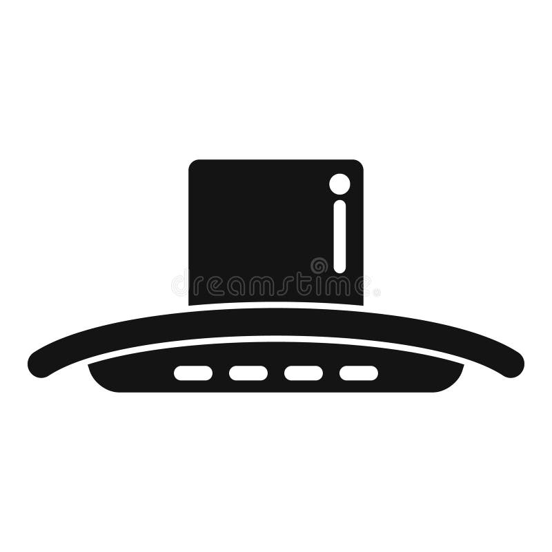 Modern Cooker Hood Extractor Fan Purifying Air in Kitchen Stock Vector ...