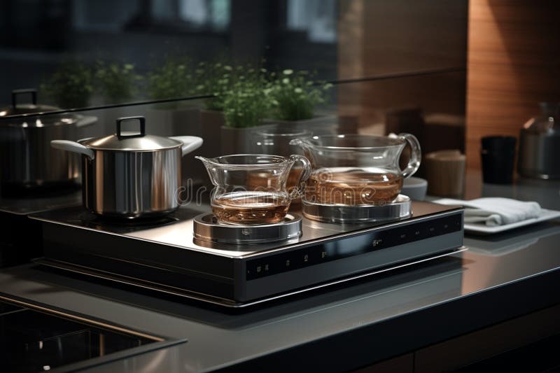 Modern Cooking Equipment in a Tidy Kitchen. Generative by Ai Stock ...