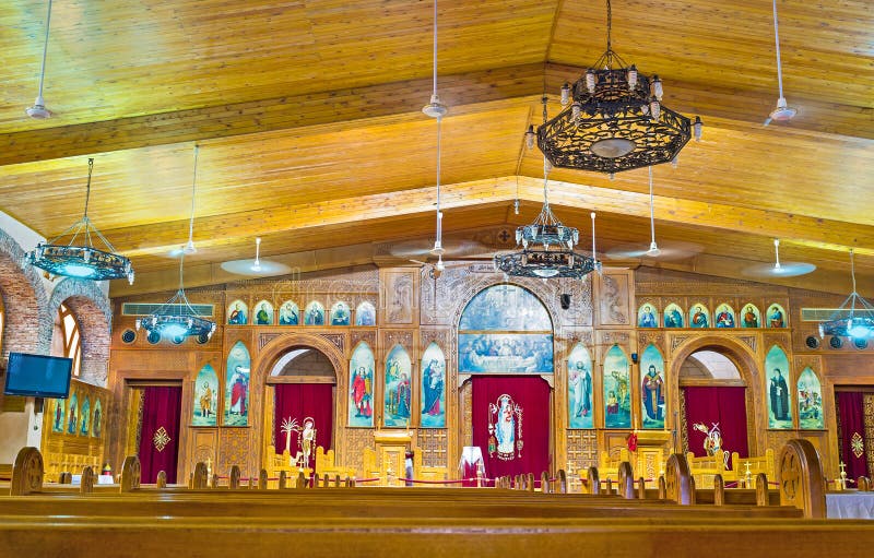 The modern Coptic church editorial photography. Image of christianity ...