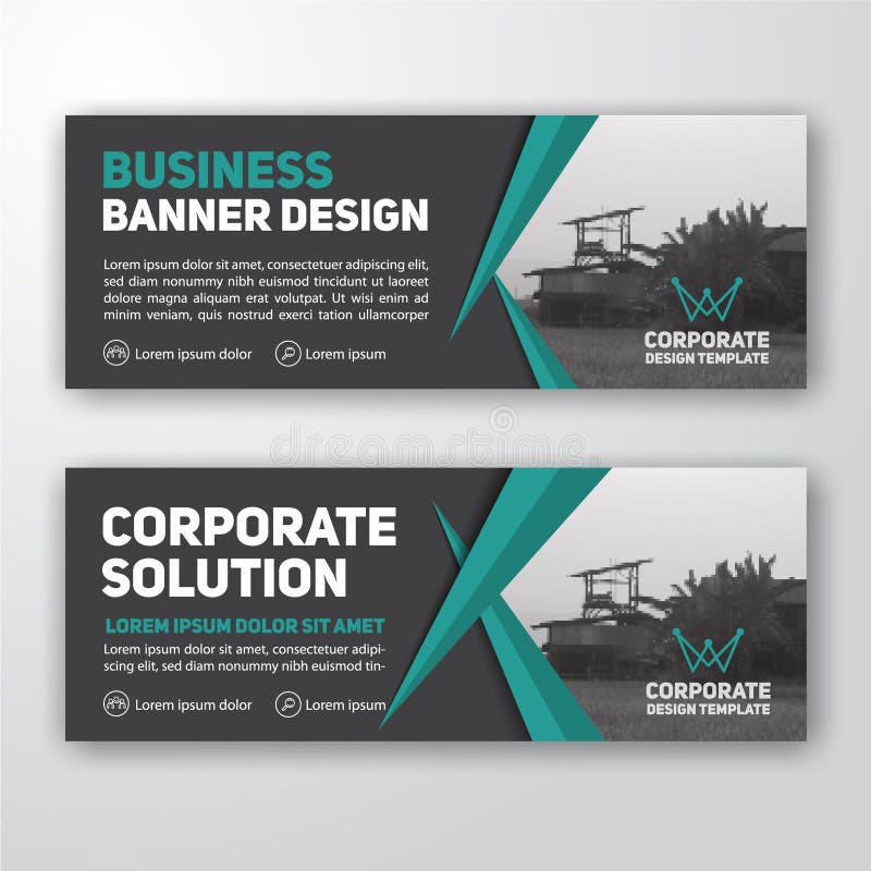 Modern Corporate Banner Background Stock Vector - Illustration of card ...