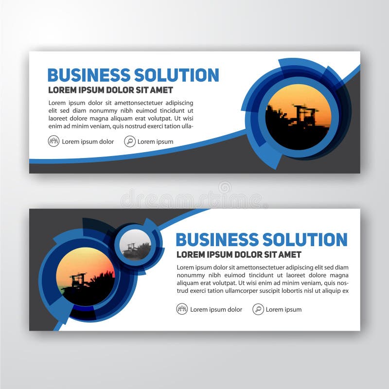 Modern Corporate Banner Background Design Stock Vector - Illustration ...