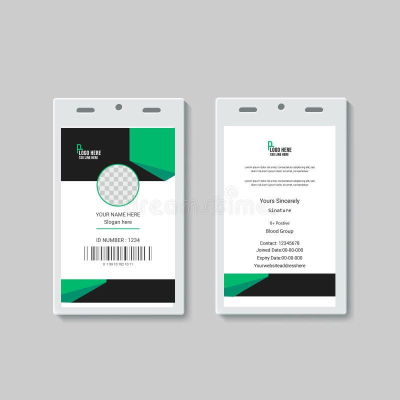 Modern Corporate Identity Card Employee, Office, Modern, Clean, Id Card ...