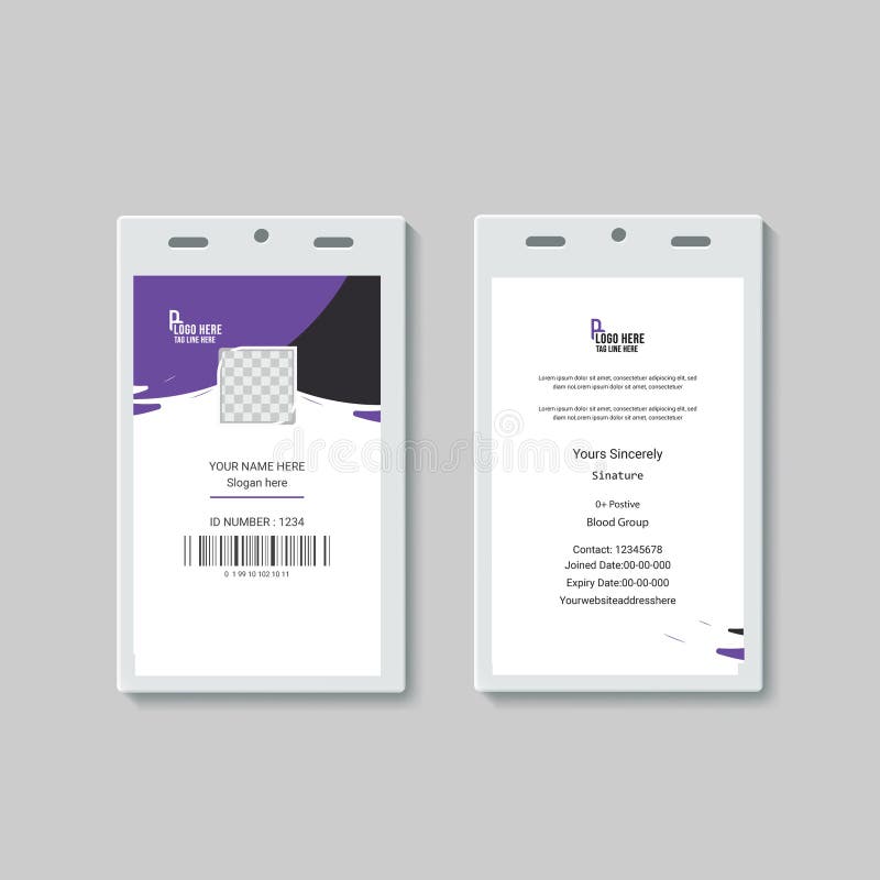 Modern Corporate Identity Card Employee, Office, Modern, Clean, Id Card ...