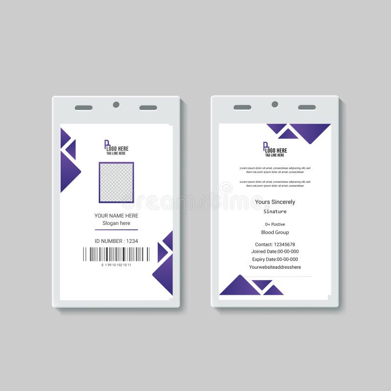 Modern Corporate Identity Card Employee, Office, Modern, Clean, Id Card ...