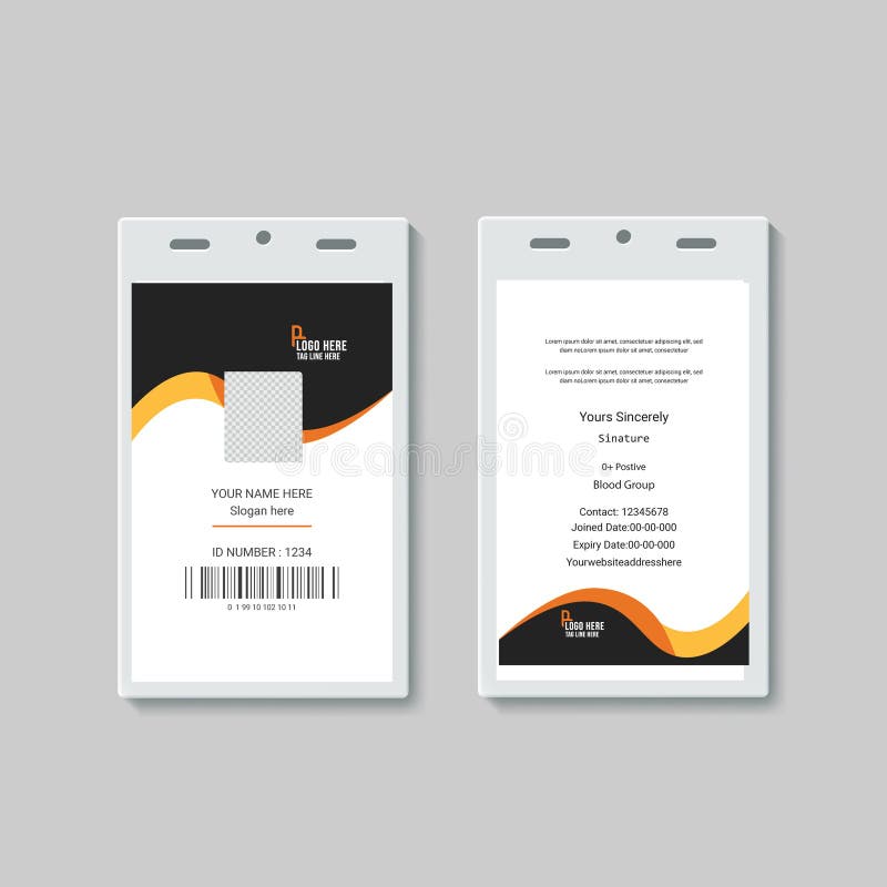 Modern Corporate Identity Card Employee, Office, Modern, Clean, Id Card ...