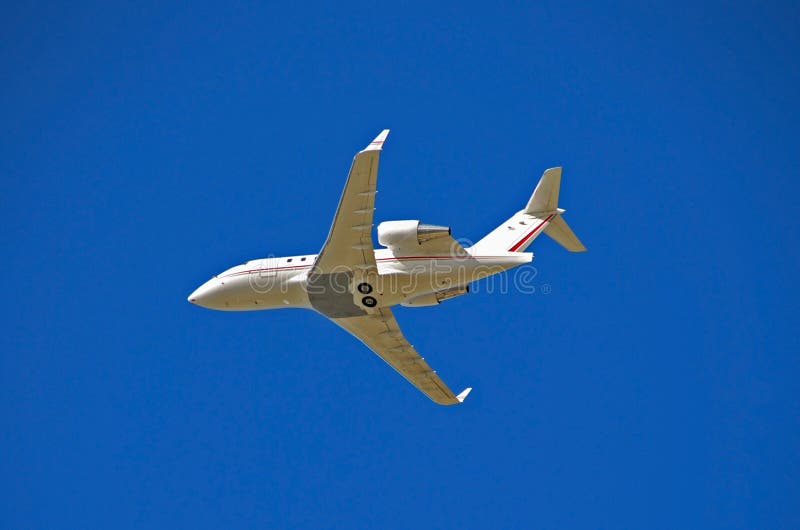 Modern corporate jet stock photo. Image of luxurious, side - 1943148