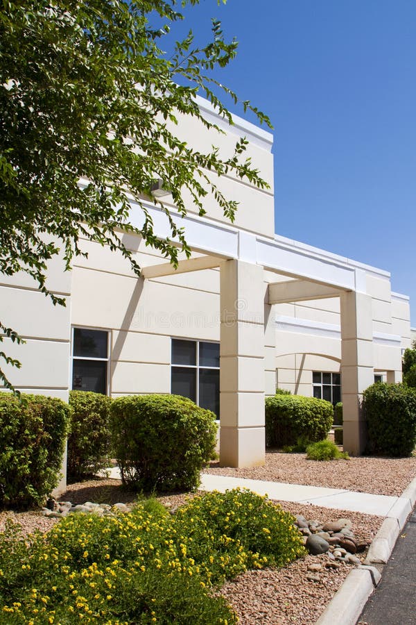 Modern Corporate Office Building Entrance Stock Image - Image of ...