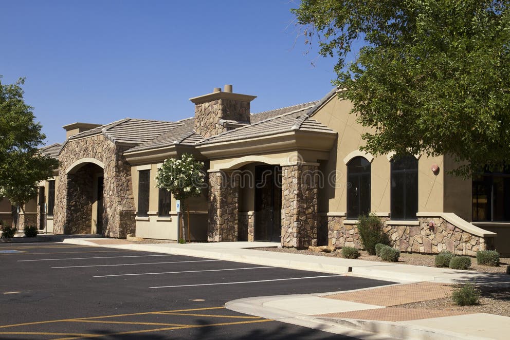 Modern Corporate Office Building Stock Image - Image of building ...