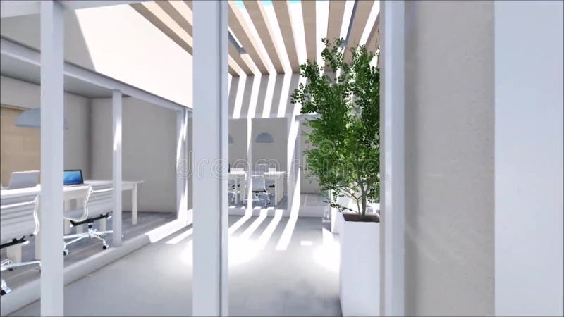 Modern Corporate Office Interior 3d Visualization Walkthrough ...