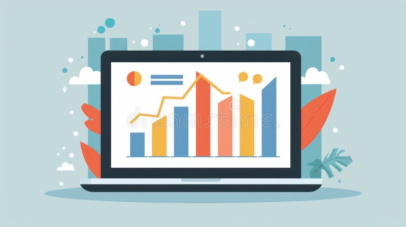 Modern Corporate Progress Bar Design for Training Platform on Laptop ...