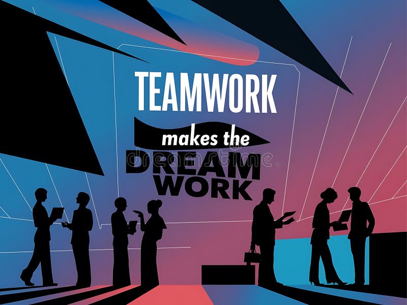 Modern Corporate Teamwork Wallpaper for Employee Recognition Stock ...