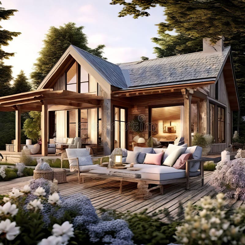 24-78-modern-cottage-modern-design-with-cottage-elements-lie-co Stock ...