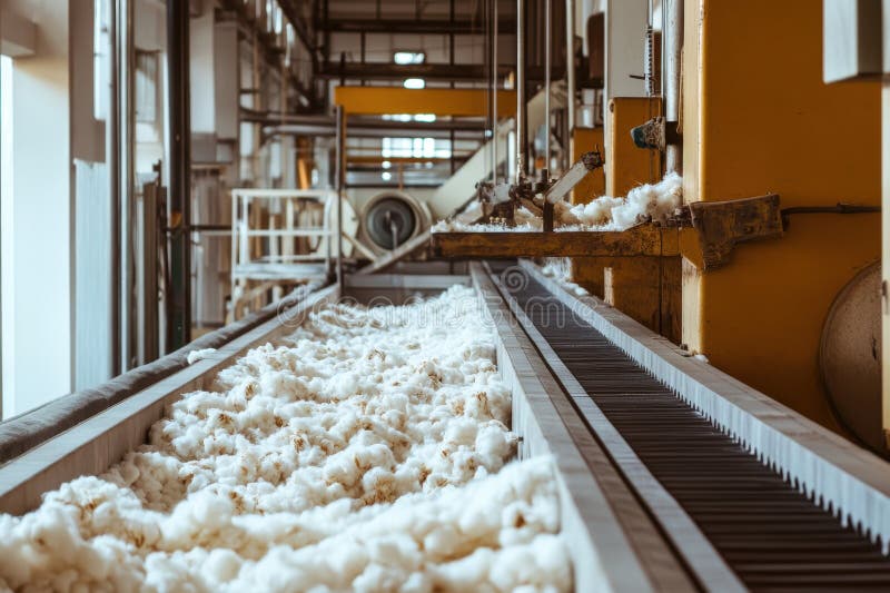 Modern Cotton-processing Factory Efficiently Sorts and Cleans Raw ...