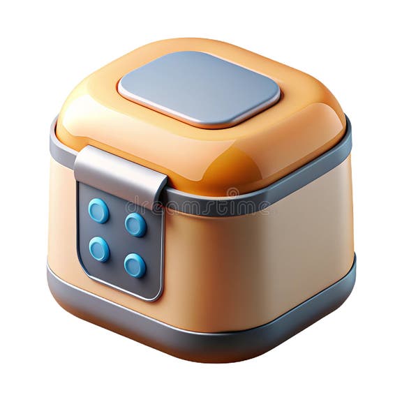 Countertop Bread Maker with Digital Display Stock Illustration ...