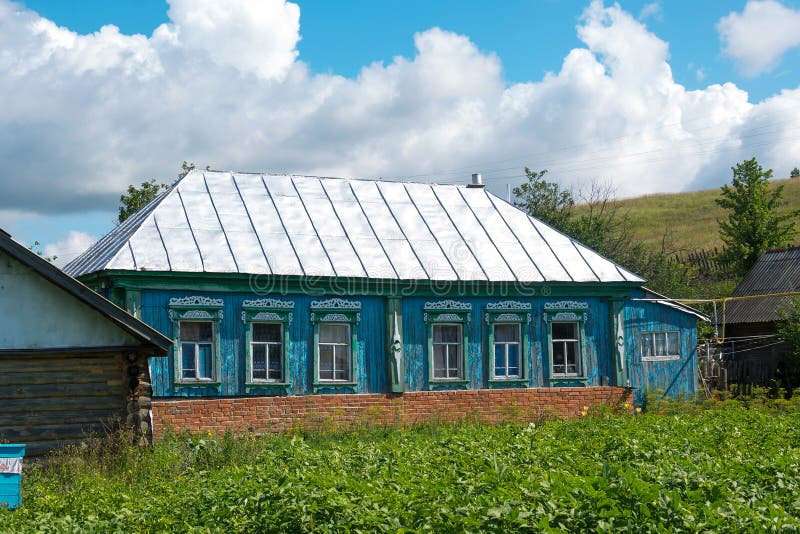 Modern Country House in Russia Stock Photo - Image of village, russia ...