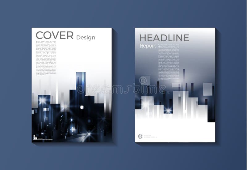Modern Cover Blue Template, Design, Annual Report, Magazine and Stock ...