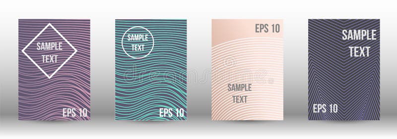 A Modern Cover Design Template. Stock Vector - Illustration of line ...