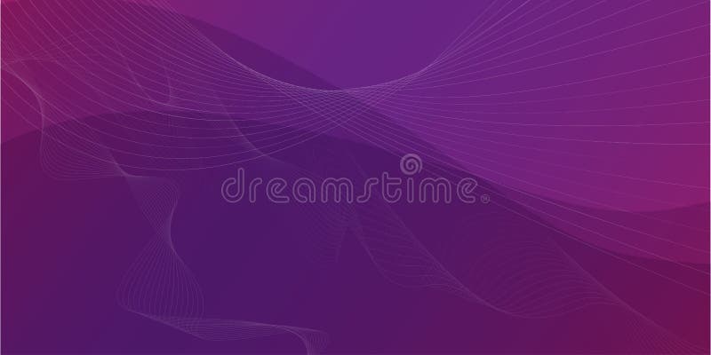 Modern Cover Design.Violet Abstract Pattern Lines, Waves. Stock Vector ...