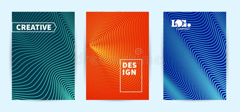 Modern Covers Design Ultra Line. Gradients Background with Lines Stock ...