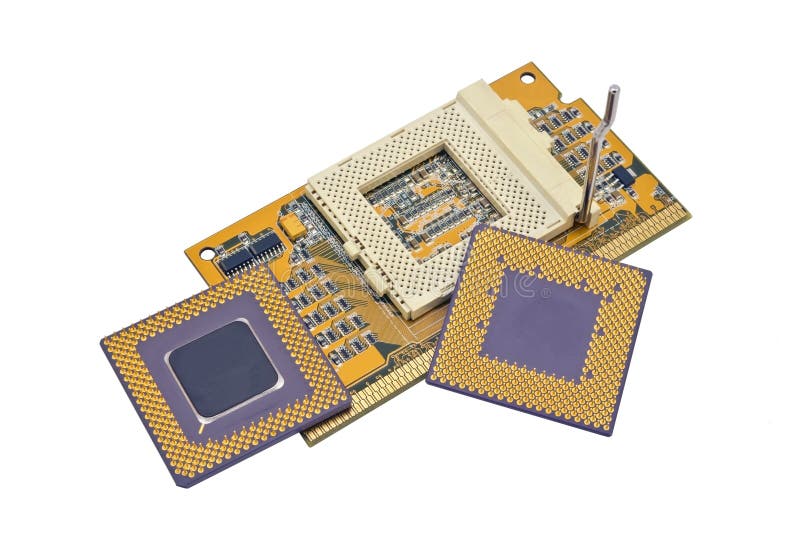 Modern CPU stock photo. Image of hardware, electronic - 29347624