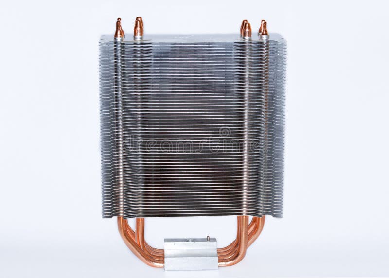 Modern CPU cooler stock image. Image of device, metal - 51877821