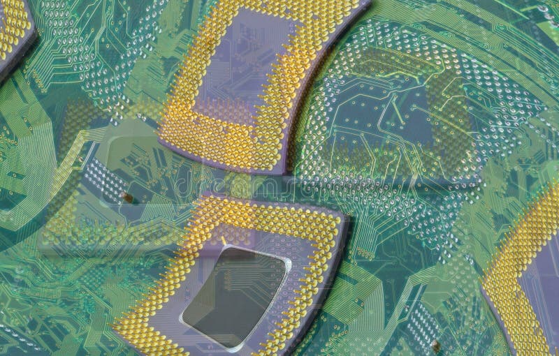 Modern cpu processors stock photo. Image of integrated - 127317812