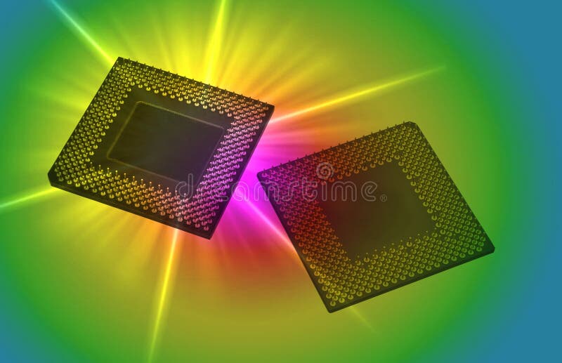 Modern cpu processors stock image. Image of computer - 127317961