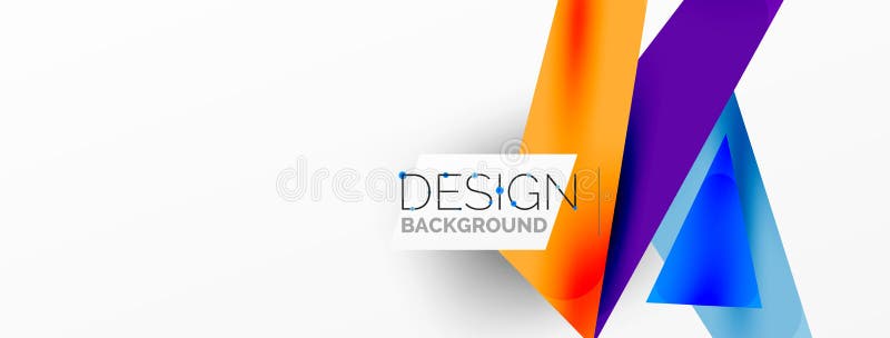 Modern Creative Abstract Design Template Stock Vector - Illustration of ...