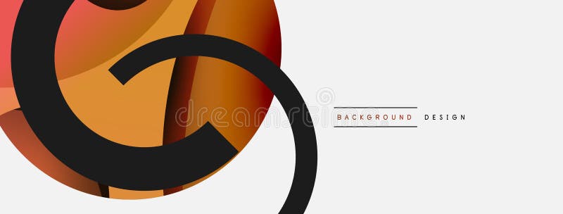 Modern Creative Abstract Design Template Stock Vector - Illustration of ...