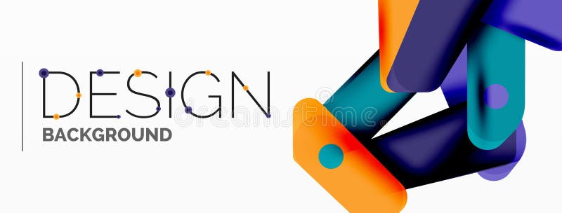Modern Creative Abstract Design Template Stock Vector - Illustration of ...