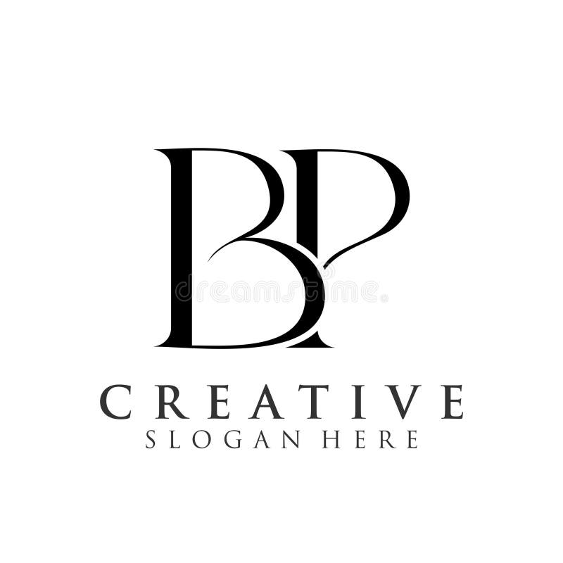 Modern Creative BP Logo Design. Icon Initial Based Monogram and Letters ...