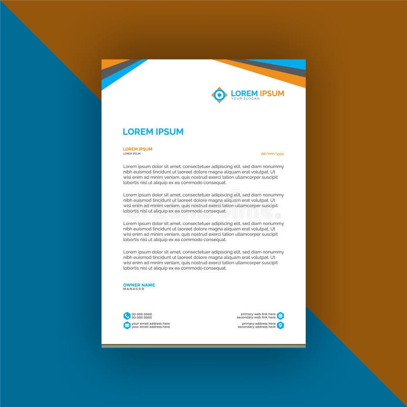 Corporate Modern Letterhead Design Template for Your Corporate Project ...