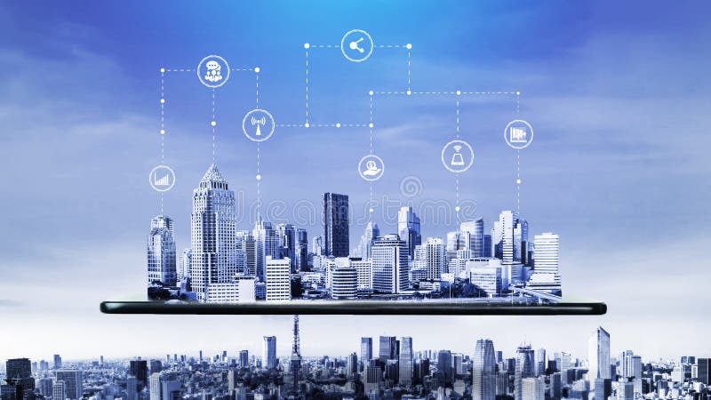 Modern Creative Telecommunication and Internet Network Connect in Smart ...