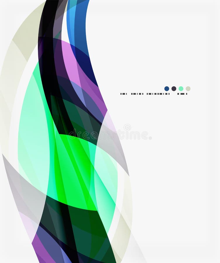 Modern Creative Curve Background with Copy Space Stock Vector ...