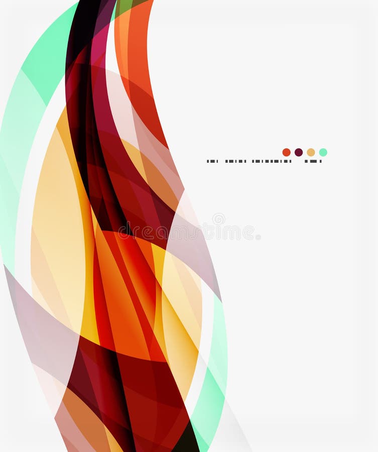 Modern Creative Curve Background with Copy Space Stock Vector ...