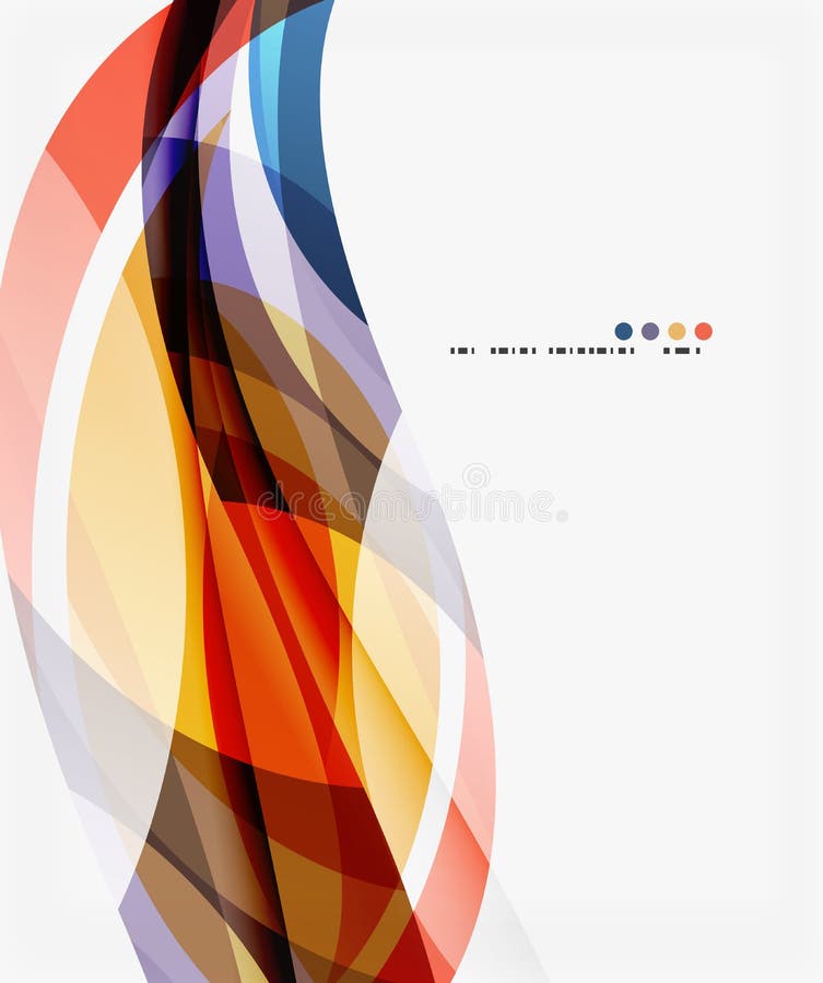 Modern Creative Curve Background with Copy Space Stock Vector ...