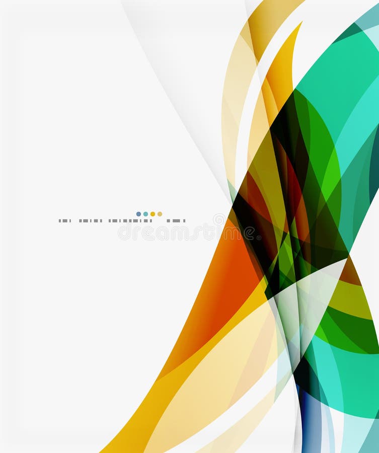 Modern Creative Curve Background with Copy Space Stock Illustration ...