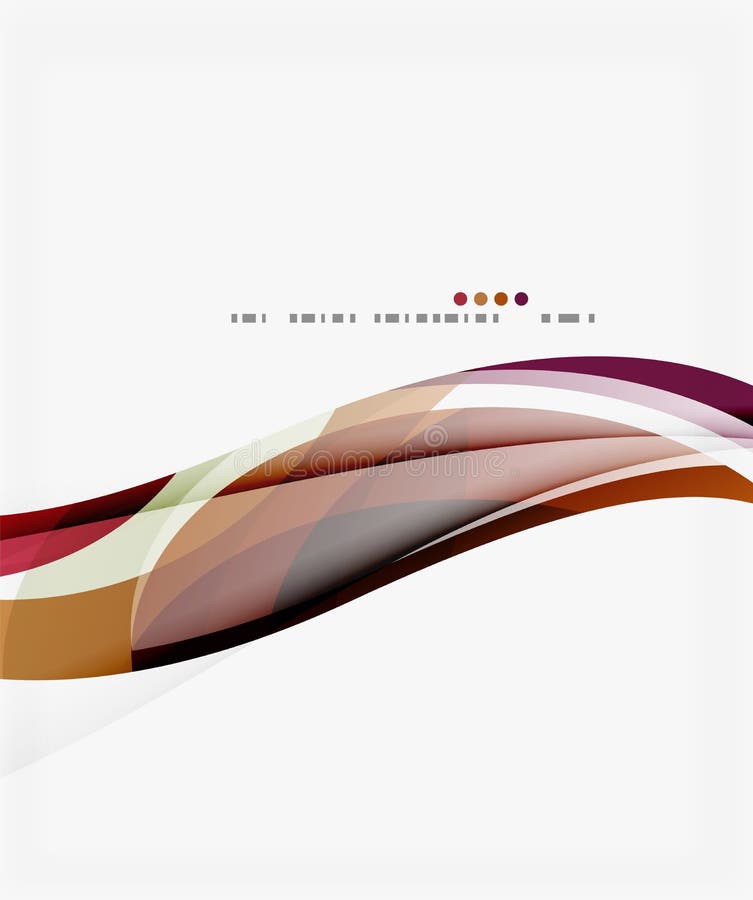 Modern Creative Curve Background with Copy Space Stock Vector ...
