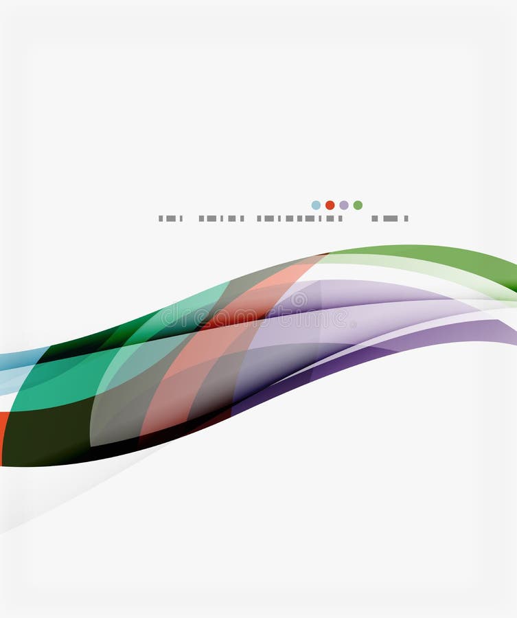 Modern Creative Curve Background with Copy Space Stock Illustration ...