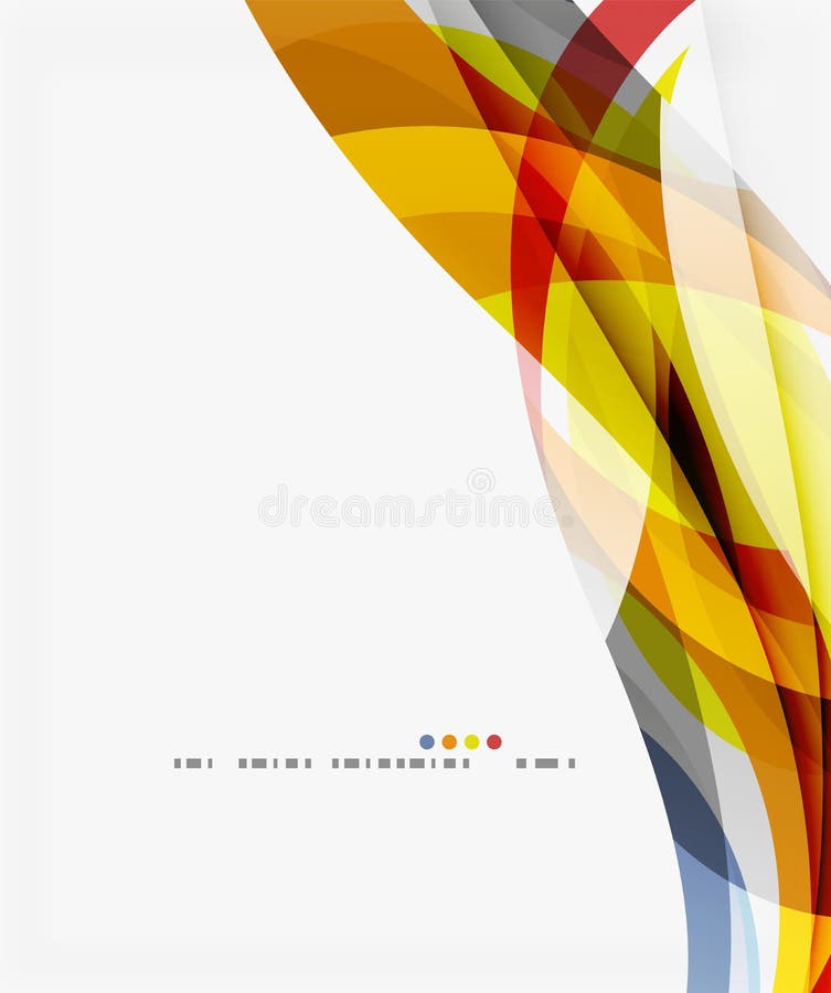 Modern Creative Curve Background with Copy Space Stock Illustration ...