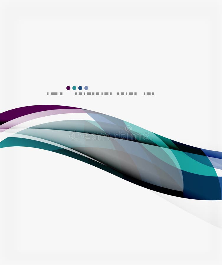 Modern Creative Curve Background with Copy Space Stock Illustration ...