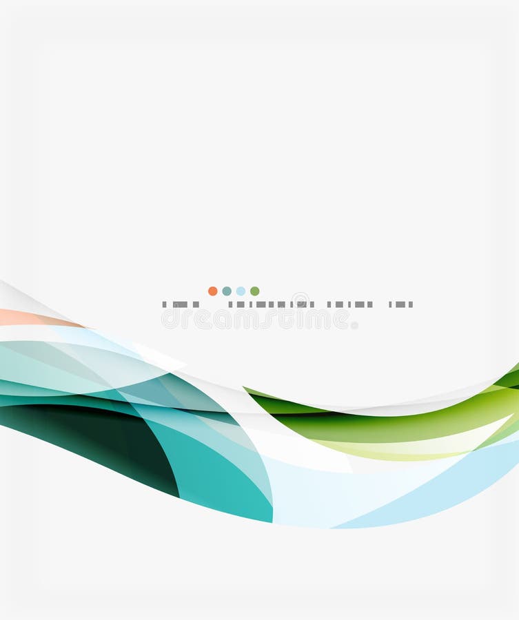 Modern Creative Curve Background with Copy Space Stock Illustration ...