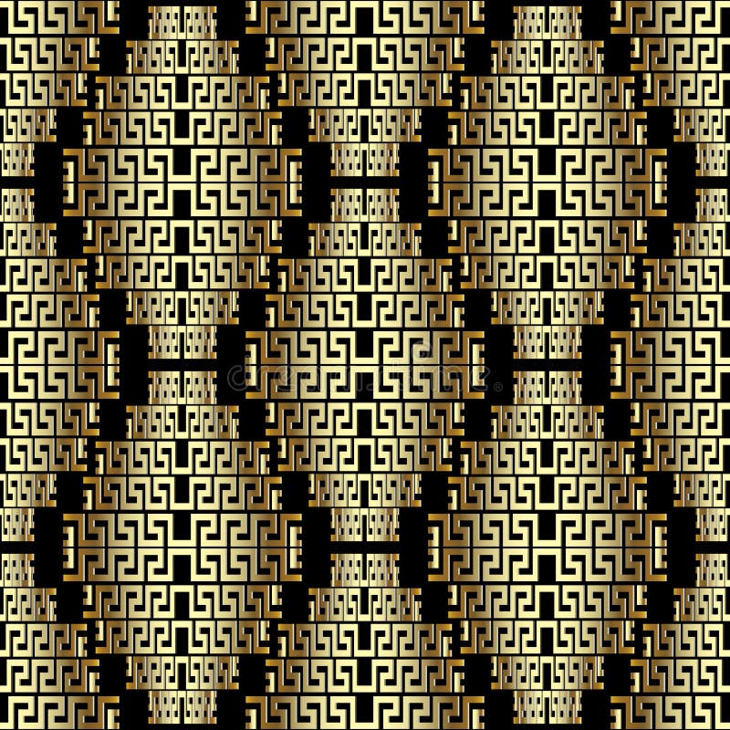 Modern Creative 3d Greek Seamless Pattern. Stock Vector - Illustration ... Modern Creative 3d Greek Seamless Pattern. Stock Vector - Illustration ...