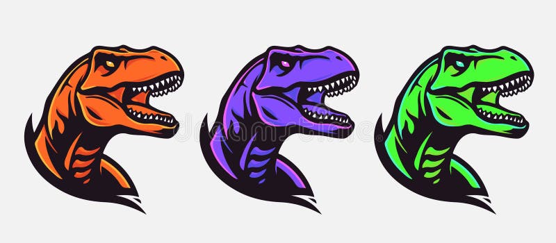 Dinosaur Logo. dino logo stock vector. Illustration of character ...